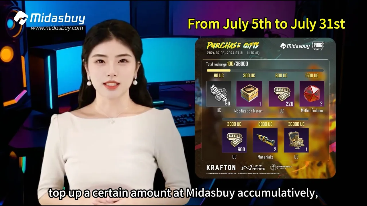 Tencent's official recharge, top-up and redeem France| Midasbuy